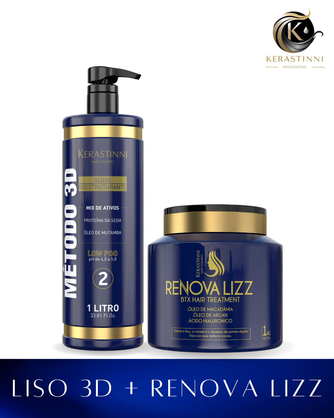 Kit Método Liso 3D + Botox Renova lizz